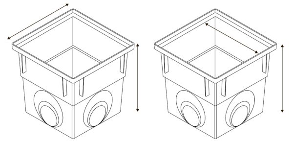 Plastic Square Poly Pit 300mm - Convic Australia