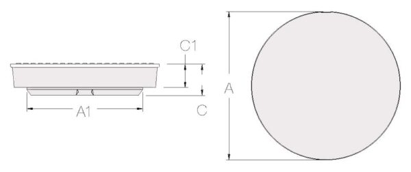 Round Concrete Electrical Service Lid - Convic Australia