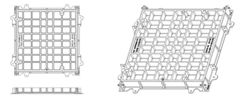 GRC Raw Cast-Iron Concrete Infill Covers - Convic Australia